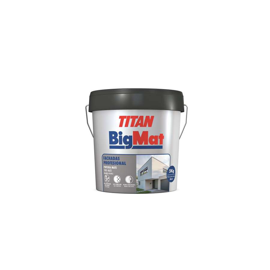 PINTURA 5KG TITAN BIGMAT FACHADAS BCO MATE