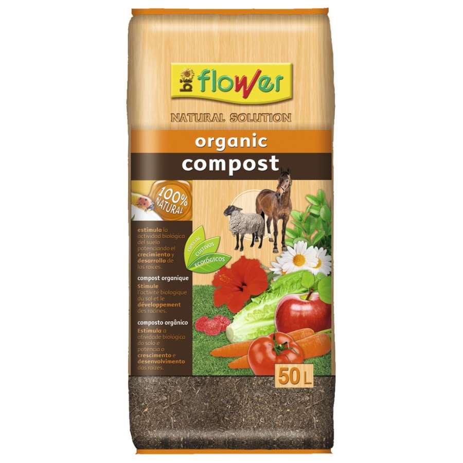 SUBSTRATO DE COMPOSTO ORGÂNICO, SACO 50L